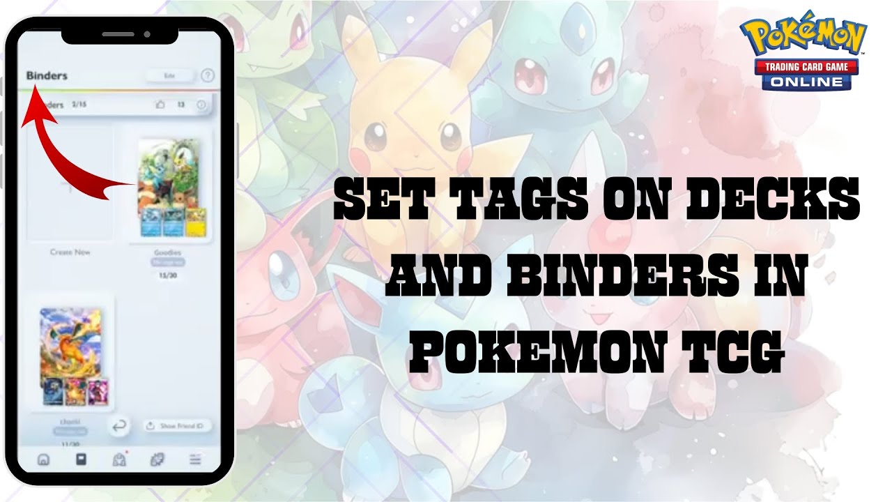 How to Set Tags on Decks and Binders in Pokemon TCG | Organize Your ...