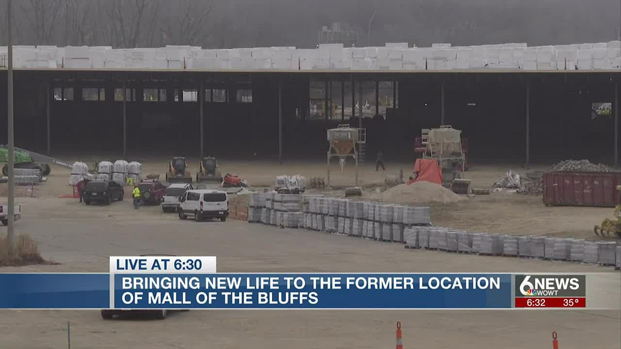 Checking on progress where Council Bluffs mall once stood - YouTube