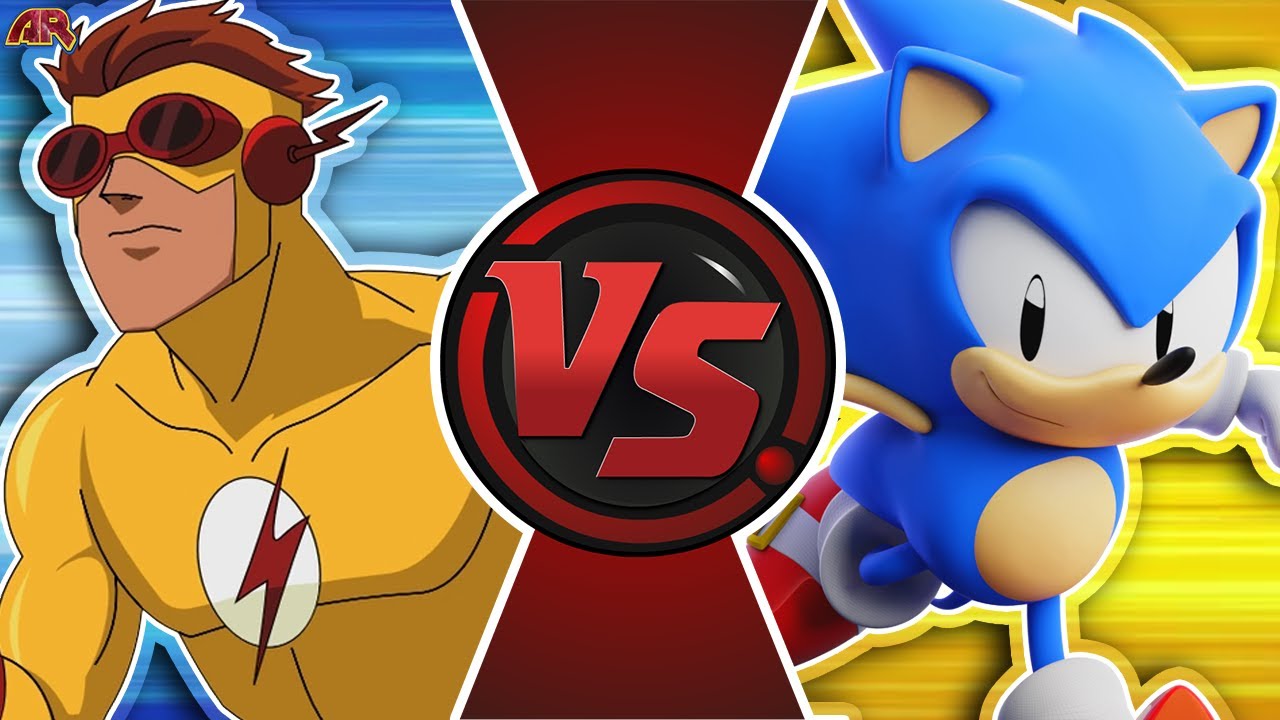 CLASSIC SONIC vs KID FLASH! (Sonic The Hedgehog vs Flash) | CARTOON ...