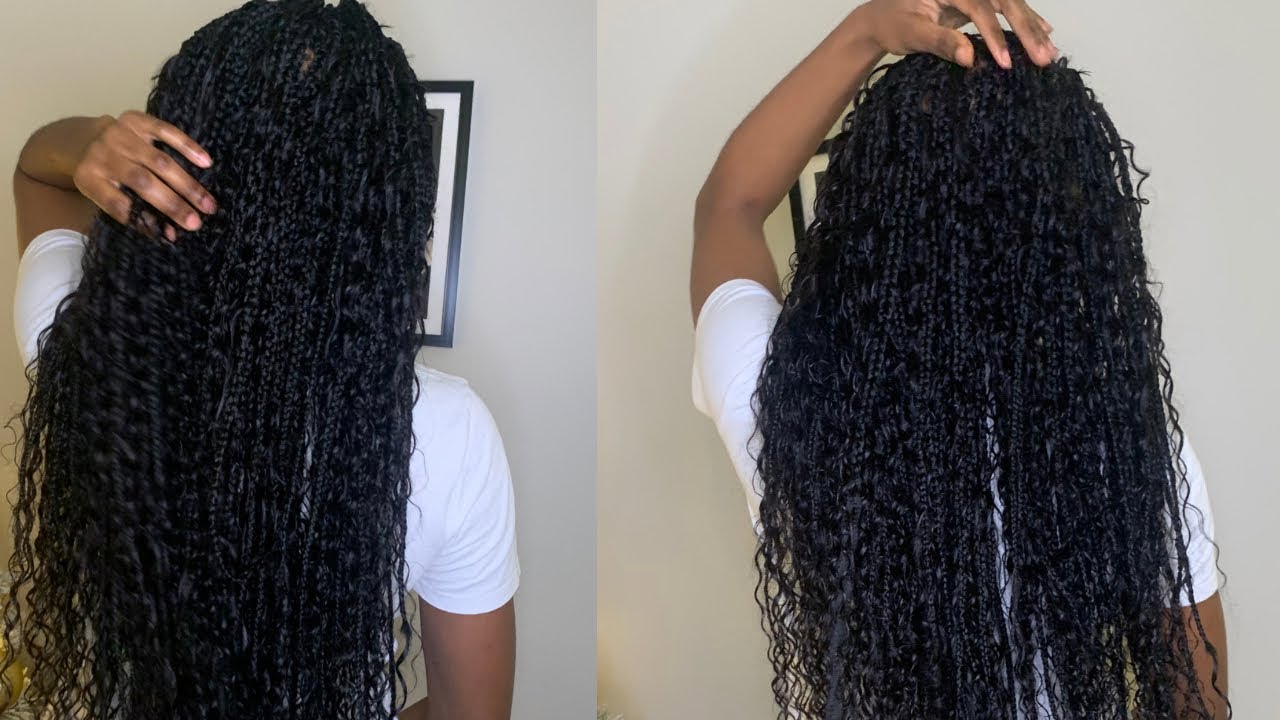 How to maintain boho knotless braids and reduce frizz ( is it worth the ...