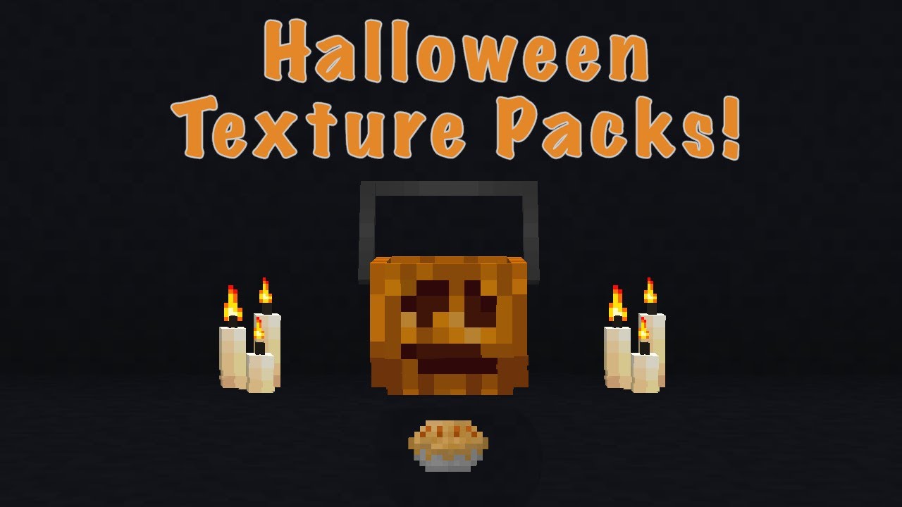 Testing Halloween Texture Packs For Minecraft - YouTube