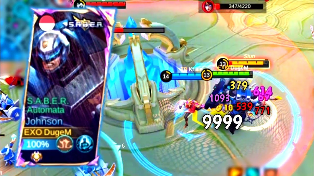 CARA BERMAIN JOHNSON SOLO RANK MYTIC HONOR‼️ROTASI JOHNSON TERBAIK - Mobile Legends - YouTube