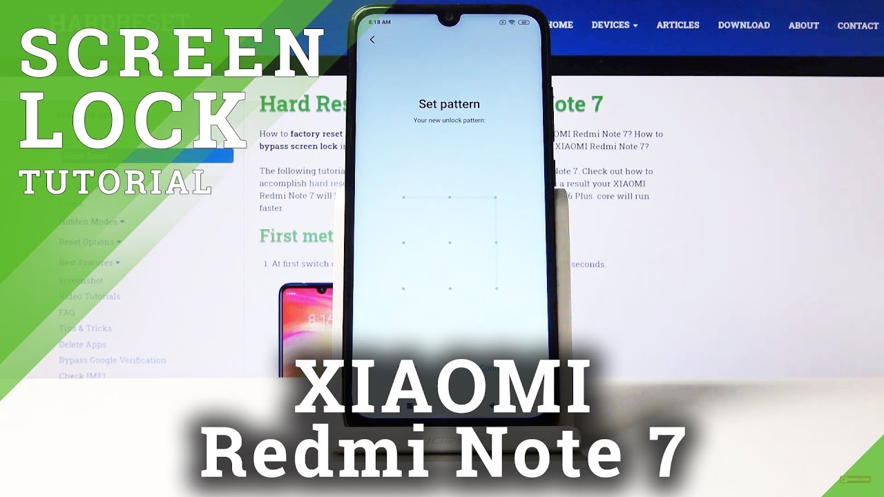 How to Activate Screenlock in Xiaomi Redmi Note 7 – Protect Your Device ...