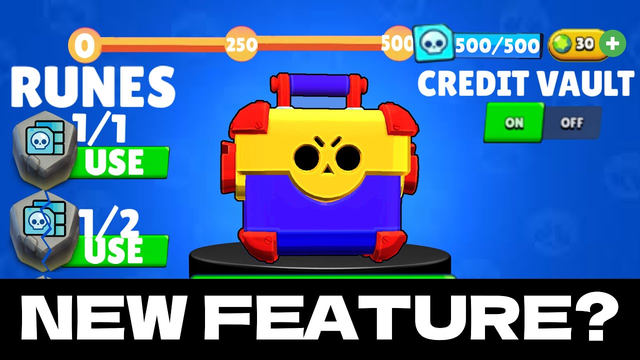 A NEW BRAWL STARS FEATURE? (credit vault) - YouTube