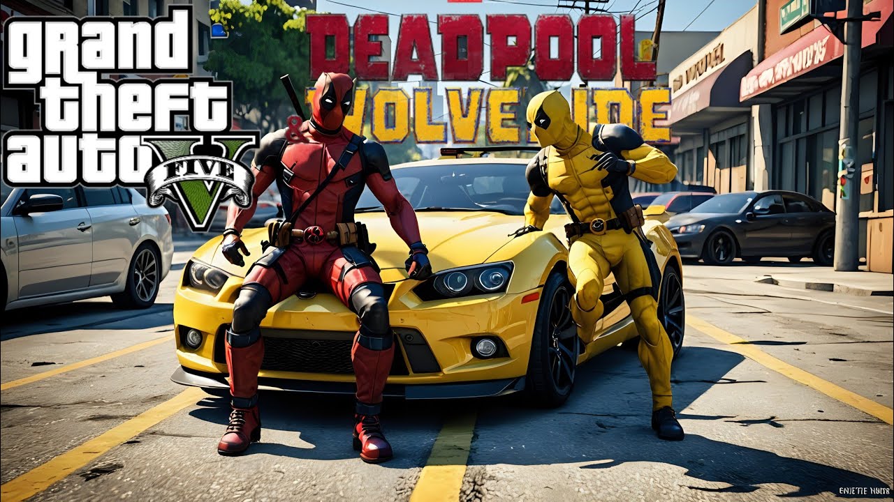 GTA 5 - Deadpool Vs Wolverine Whose car is better | SPLIT X GAMING ...