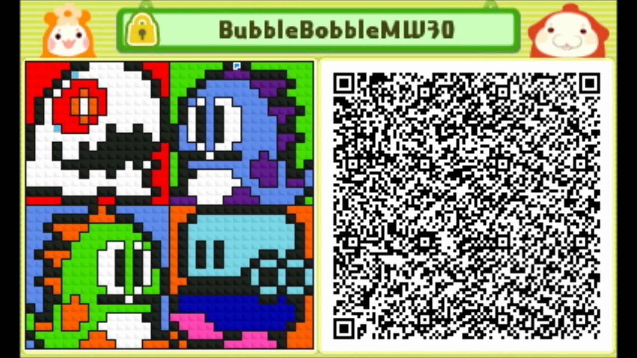 Pushmo: Bubble Bobble Custom Level 30 QR Code (Really Hard) - YouTube