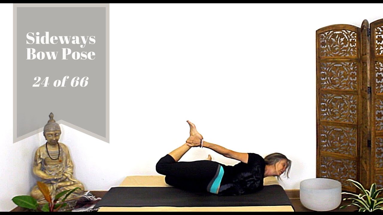 Sideways Bow Pose - Parsva Dhanurasana 24 of 66 - YouTube
