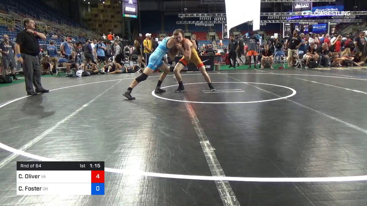 160 Lbs Rnd Of 64 Colton Oliver Virginia Vs Camren Foster Ohio - YouTube
