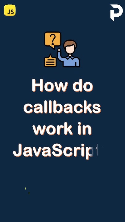 How do callbacks work in JavaScript? #programming #shorts #js - YouTube