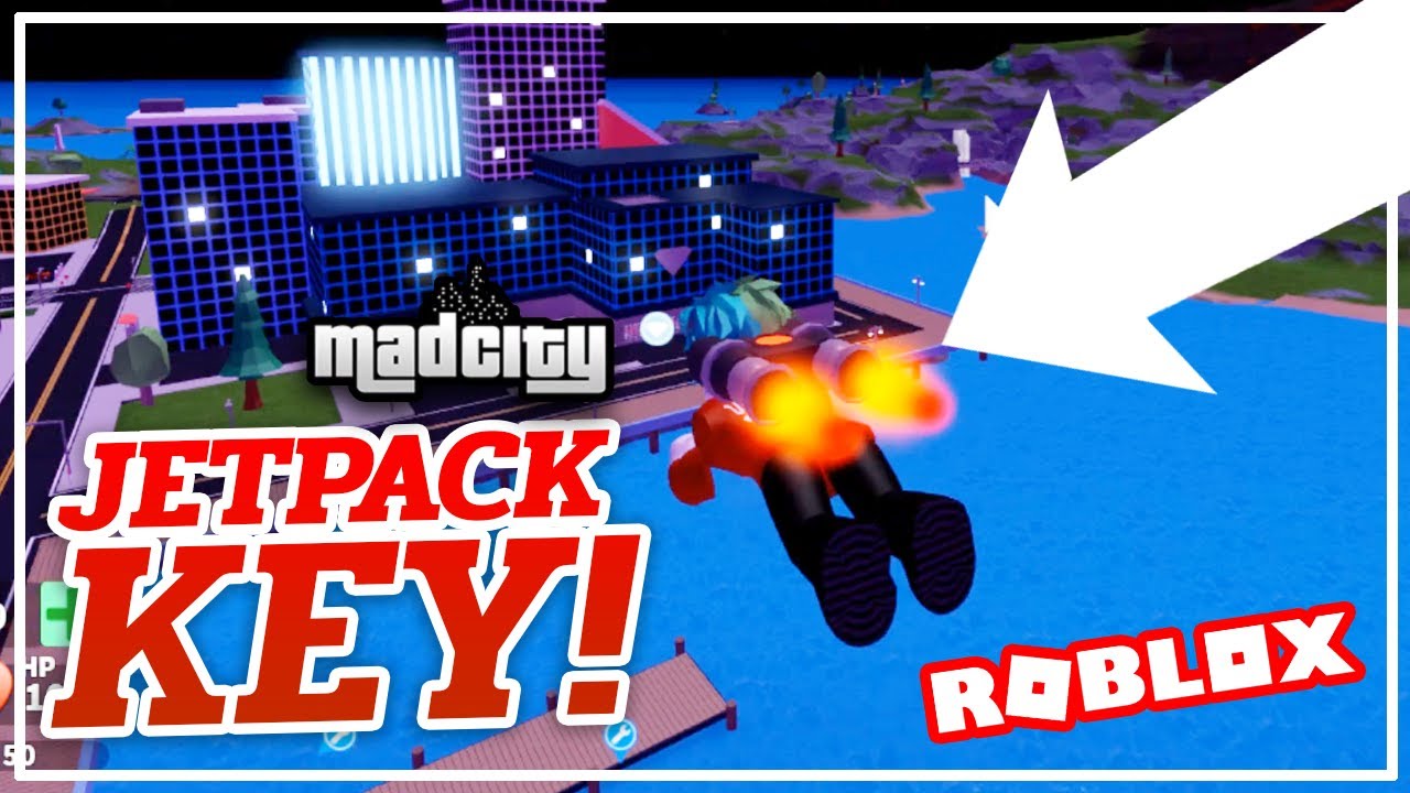 ⭐️ ROBLOX MAD CITY #10 ⭐️ สอนเอา JETPACK แบบใช้คีย์การ์ดในแมดซิตี้ HOW ...
