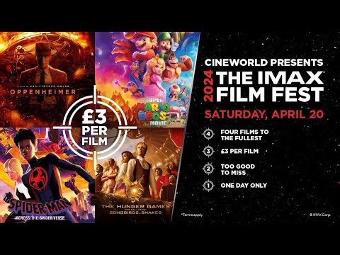 IMAX Reel: The Super Mario Bros. Movie (Cineworld IMAX FIlm Fest 2024 ...