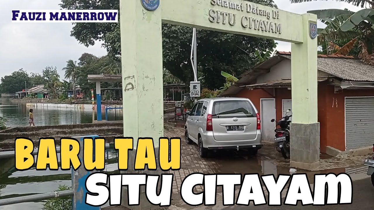 Situ Citayam Kota Depok dekat Stasiun Citayam bisa melewati Jembatan ...