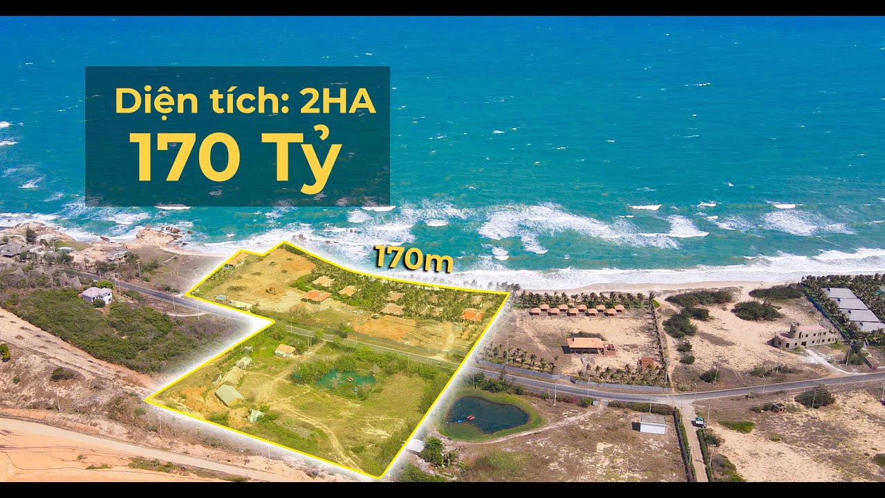 Bán Resort Hàm Thuận Nam | 2 Ha | 170 Tỷ | Pháp lý đầy đủ - YouTube