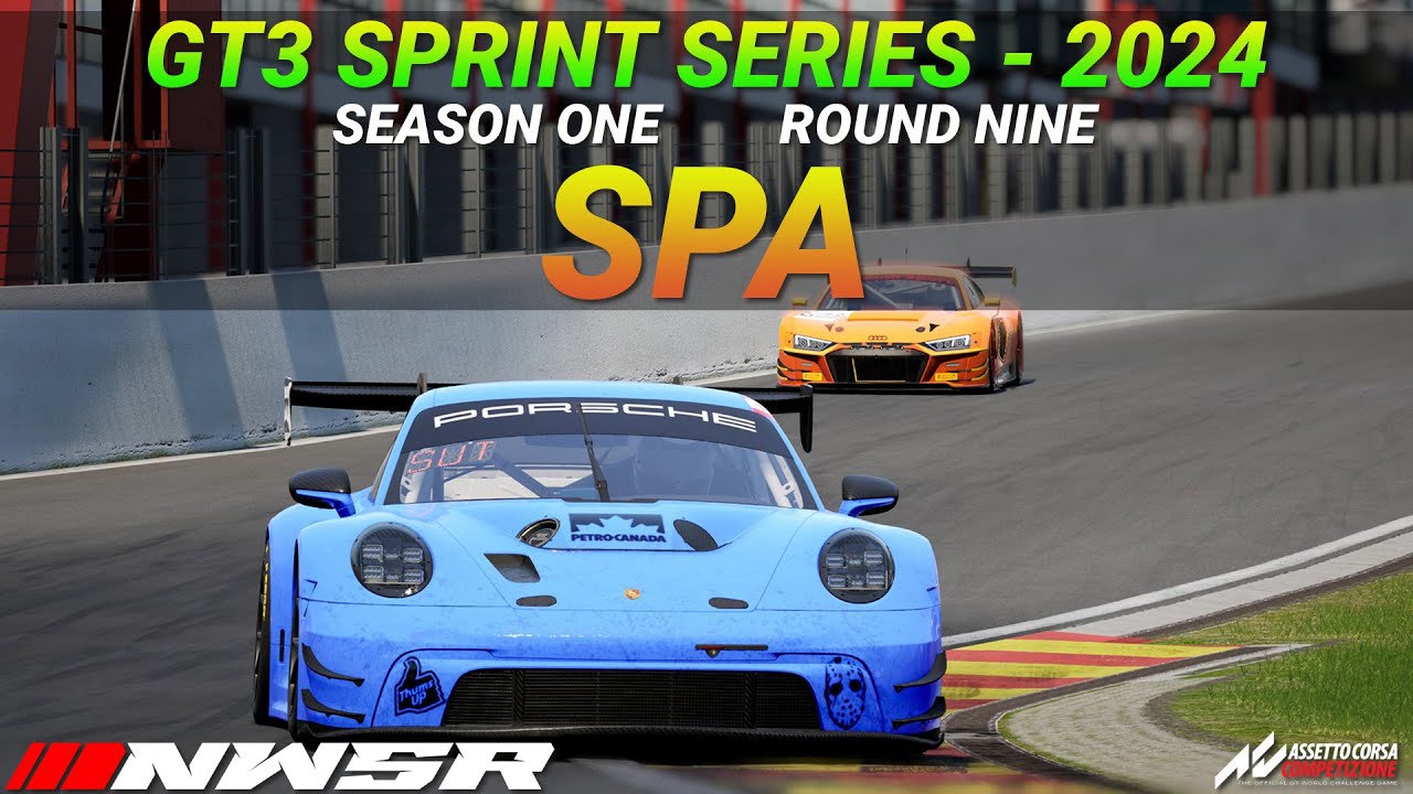 NWSR | GT3 Series 2024 Season 1 | Round 9 FINALE | Spaaaaa - YouTube