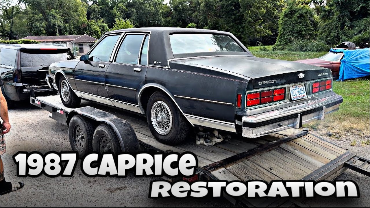 1987 BOX CHEVY FULL TOP BROUGHAM GETS FULL RESTORATION!! - YouTube