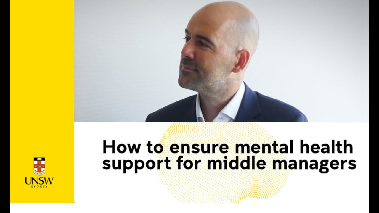How to offer mental health support to middle managers - YouTube