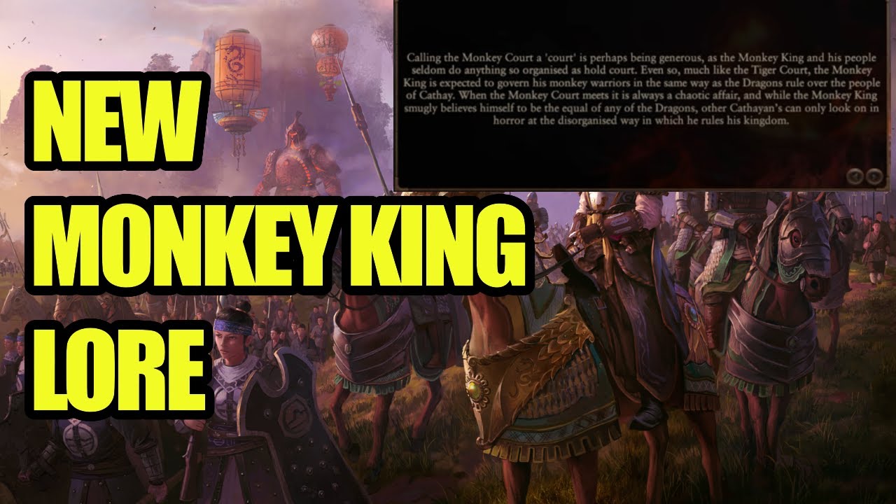 New MONKEY KING Lore / Loading Screen - Immortal Empires - Total War ...