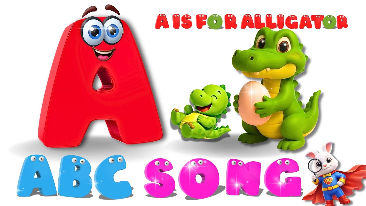 ABC Song | A to Z Alphabet | Big & Small Letters + Numbers | Learn ...
