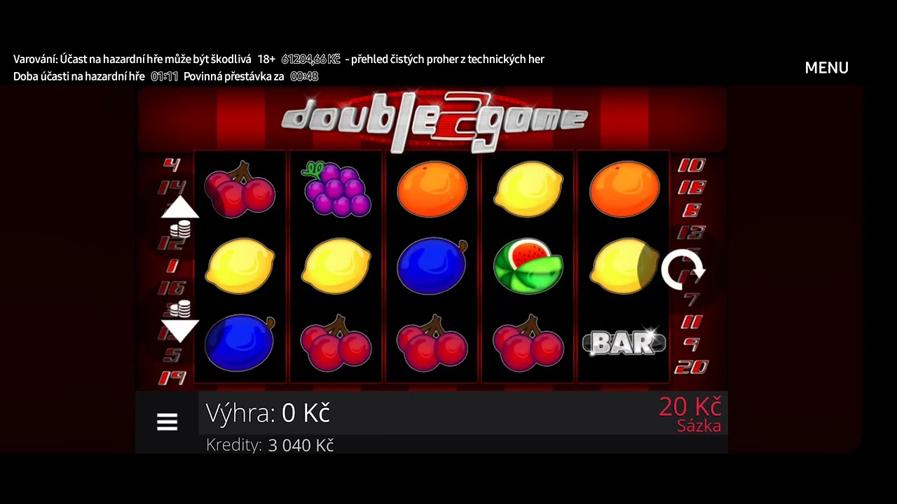 Double Game 2 Bonus Game 10 CZK - YouTube
