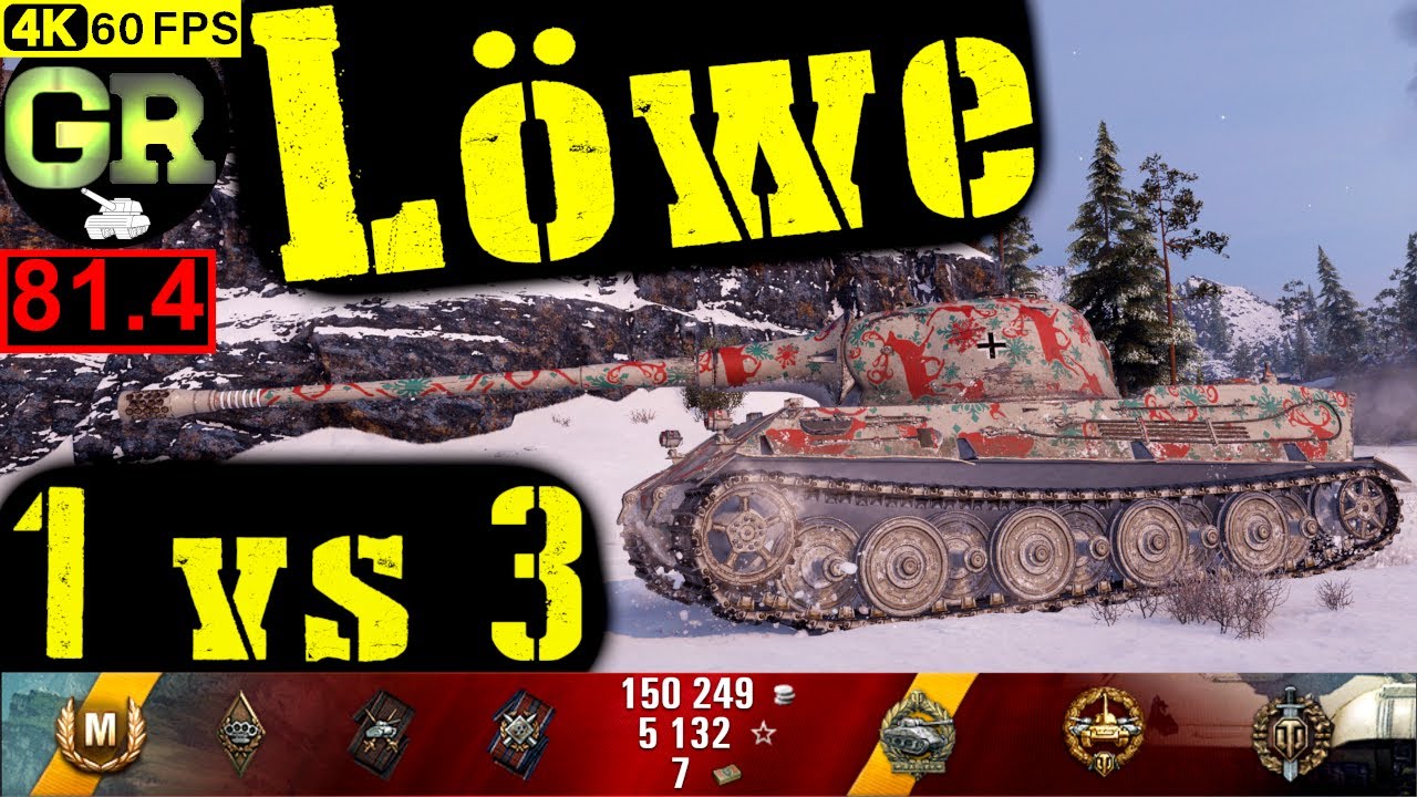 World of Tanks Löwe WoT Replay - 8 Kills 5K DMG(Patch 1.4.0) - YouTube