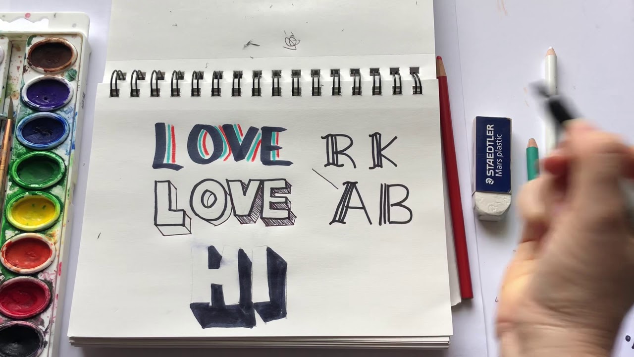 Hand Lettering Part 2 - YouTube