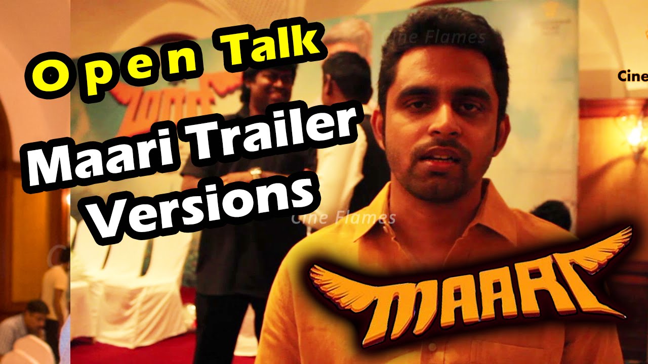 " Thanks to Fans " - MAARI TRAILER VERSIONS SUCCESS - Director Balaji ...