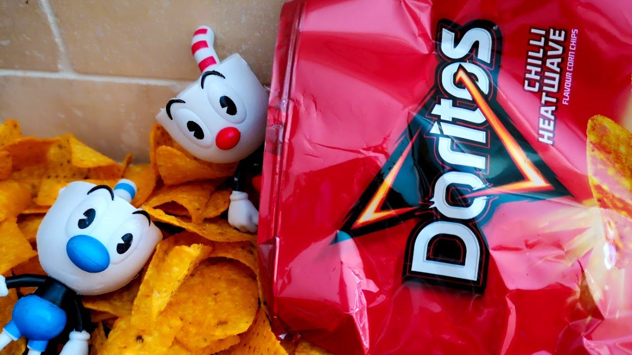 Cuphead Figures FOUND In Doritos - YouTube