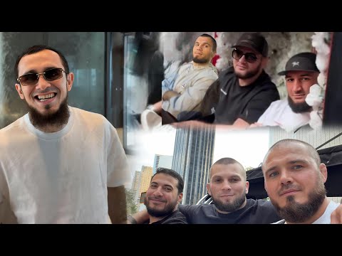Khabib, Umar Roaming around in Central park Manhattan, Chanko Enjoying 1st UFC win 🔥