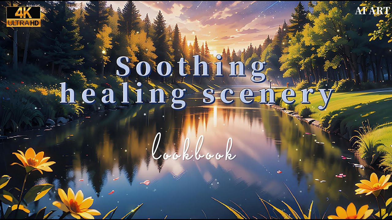 AI | ART | 4K | lookbook|soothing healing scenery.#art #soothing # ...