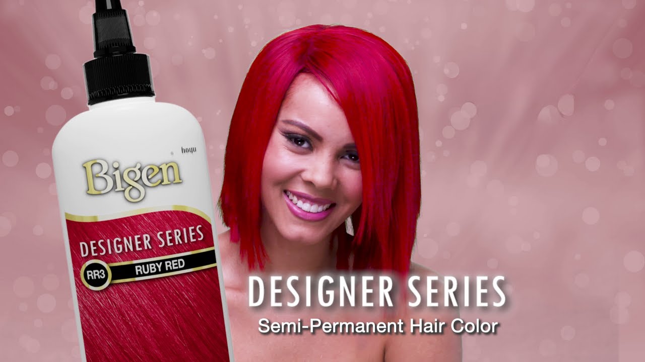 Bigen Designer Series - Ruby Red - YouTube
