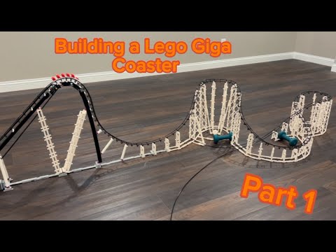 Building a Lego Giga Coaster (Part 1) - The First Half! - YouTube