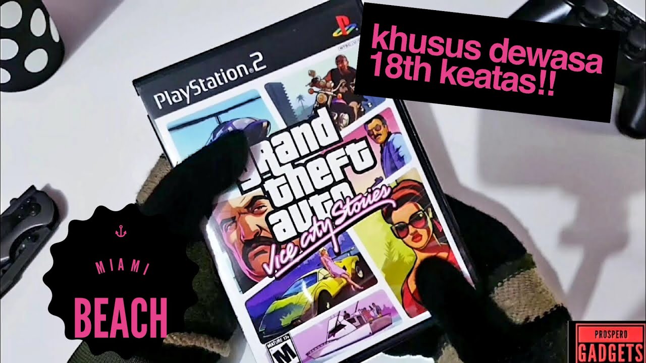 Unboxing dan Review GTA Vice City Stories PS2 - YouTube