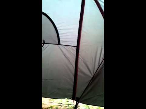 Pitching Regatta 6 Man tent - YouTube