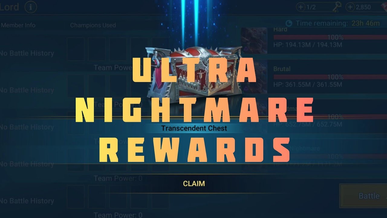 Raid Shadow Legends Ultra Nightmare Clan Boss Rewards 09/07/2022 # ...