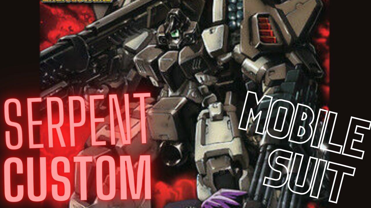 Gundam Endless Waltz Serpent Custom mobile suit! 1/100 scale Gunpla ...