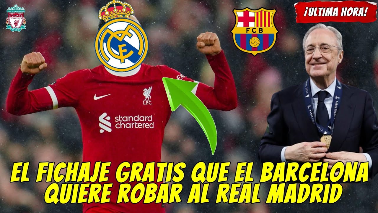 ¡ÚLTIMA HORA! - El fichaje gratis que el Barcelona quiere robar al Real ...