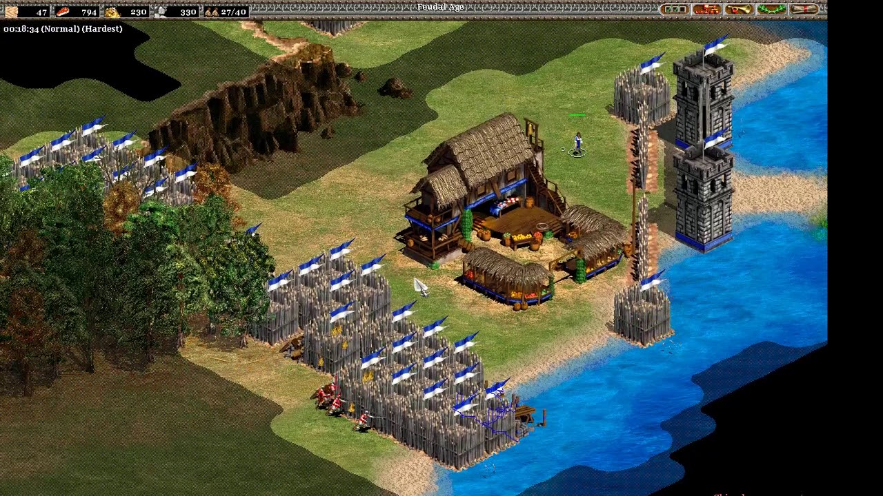 AoE II -Age of Empires II- Highland -Franks&Aztecs - YouTube