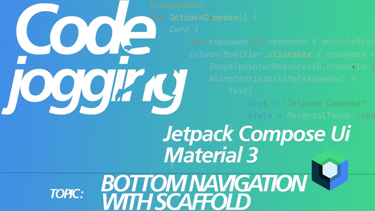 Kotlin With Jetpack Compose Ui And Material 3: Bottom Navigation With Scaffold - YouTube