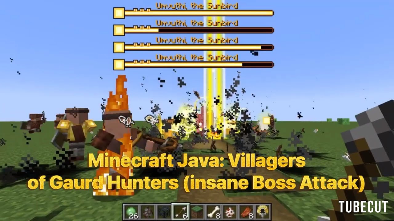 Minecraft Guard Villagers & Insane Boss Hunting - YouTube