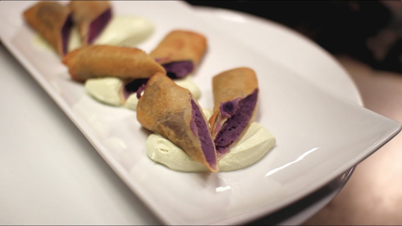 Crunchy Boy - Carnitas & Ube Lumpia [FIRE & ICE] - YouTube