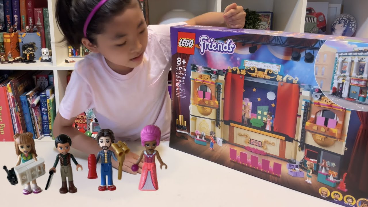 LEGO Friends Andrea’s Theater School 41714 (Super AMAZING!🤩) - YouTube