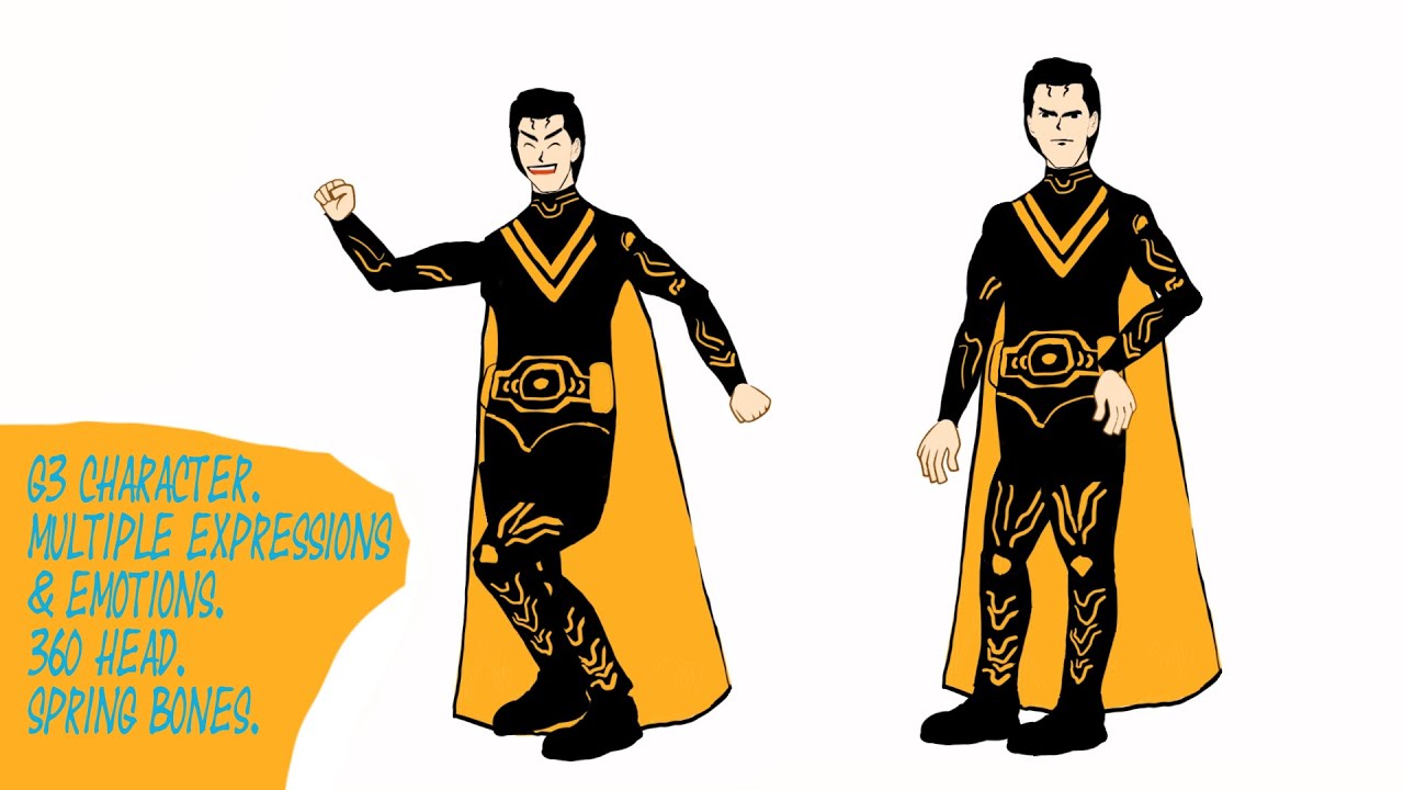 Delta One G3 Super Hero Character - YouTube