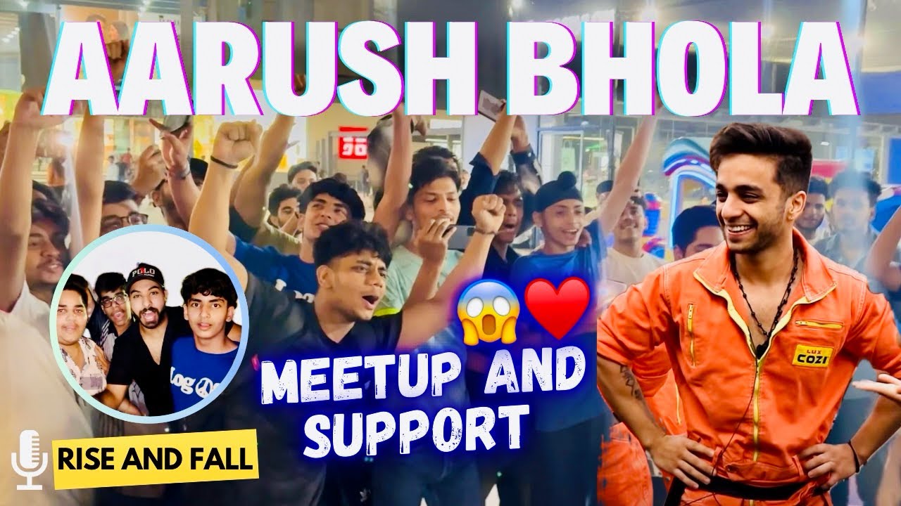 Aarush Bhola Support & Meetup ️ | Karan Bhola ke Sath Special Vlog ...