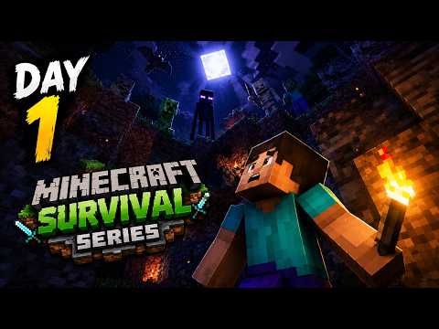 🔥  Zero Se Survival Base Tak! : Minecraft Day 1 | DESI X NINJA