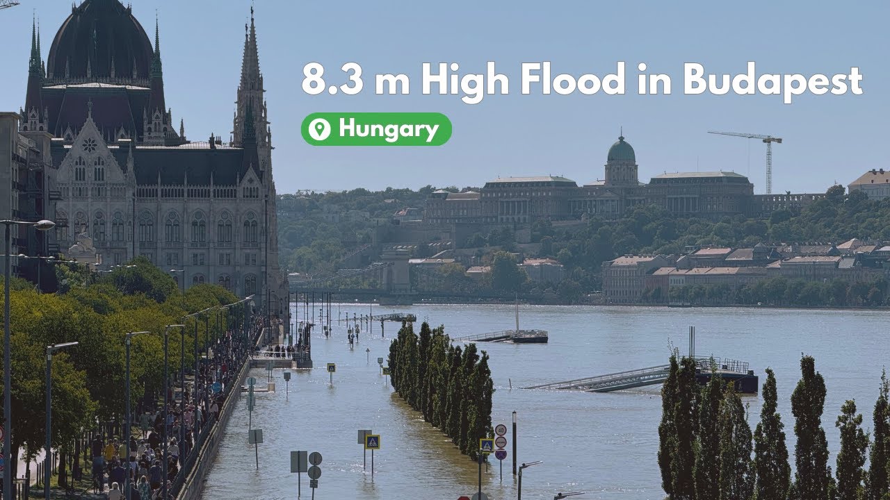 8.3 Meter High Flood in Budapest, Hungary (2024) - YouTube