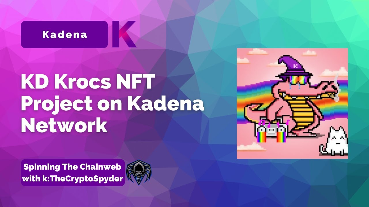 KD Krocs NFT Project on Kadena Network - TheCryptospyder - YouTube