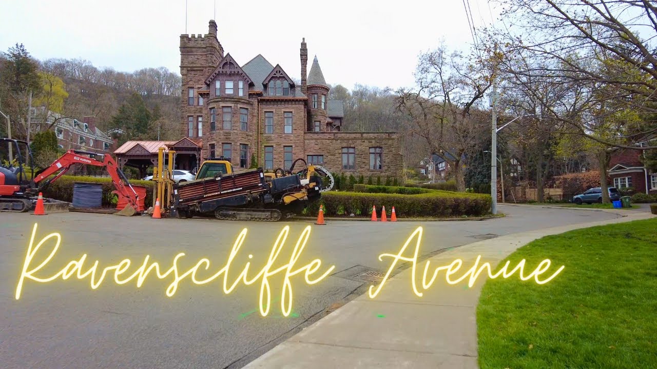 Exploring Hamilton Ontario's Castle Street Ravenscliffe Avenue in May ...