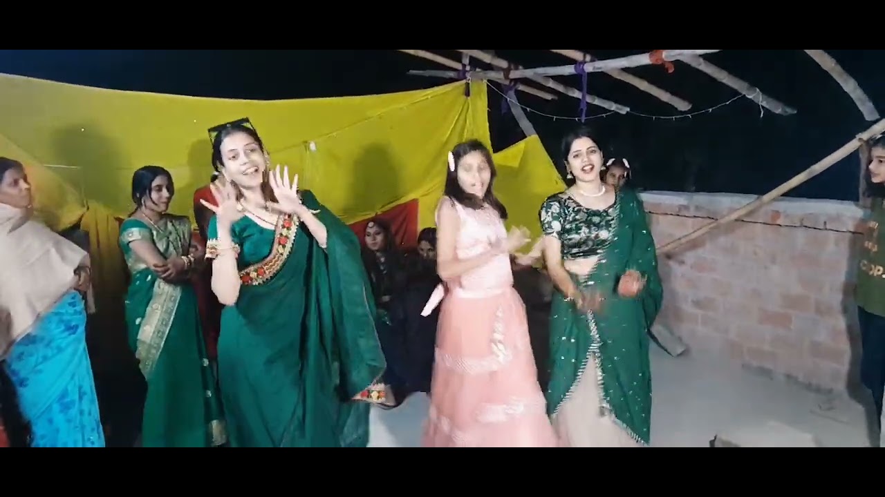 Indian mehandi dance performance during Sister's wedding - Truly watchable - YouTube