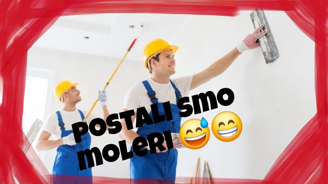 Vlog #17 postali smo moleri 😁 - YouTube
