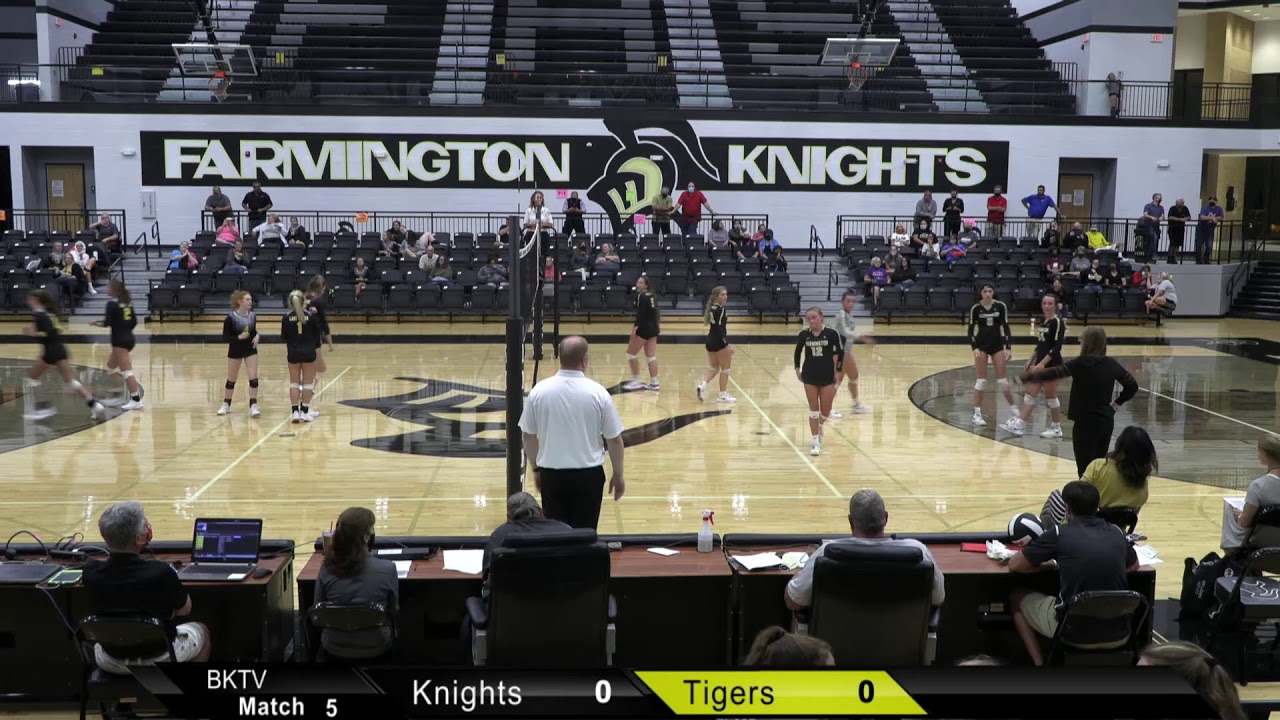 9-21-20 Farmington Knights Volleyball Vs Arcadia Valley - YouTube